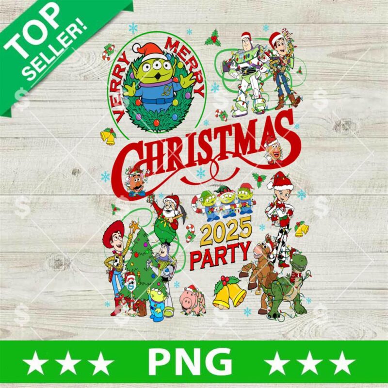 Toy Story Christmas Party PNG, Toy Story Christmas PNG, Pixar Toy Story ...