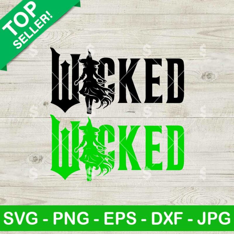 Wicked SVG Bundle, Wicked 2024 SVG, Wicked Movie PNG Cricut Silhouette