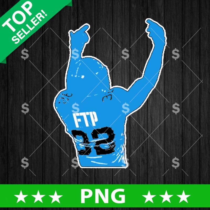 Brian Branch Detroit Lions Middle Finger FTP PNG, Brian Branch Detroit ...