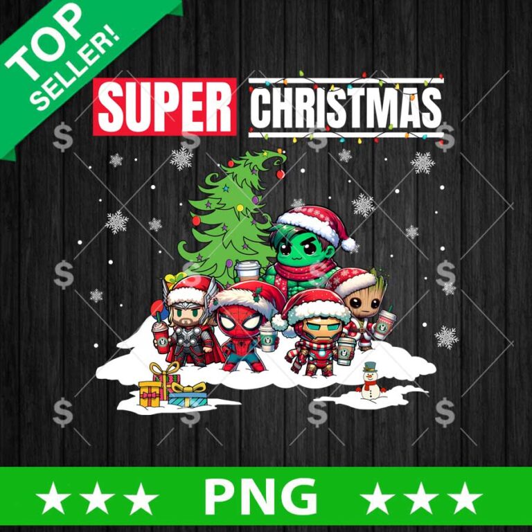 Superhero Christmas Tree PNG, Marvel Superhero Christmas Tree PNG ...