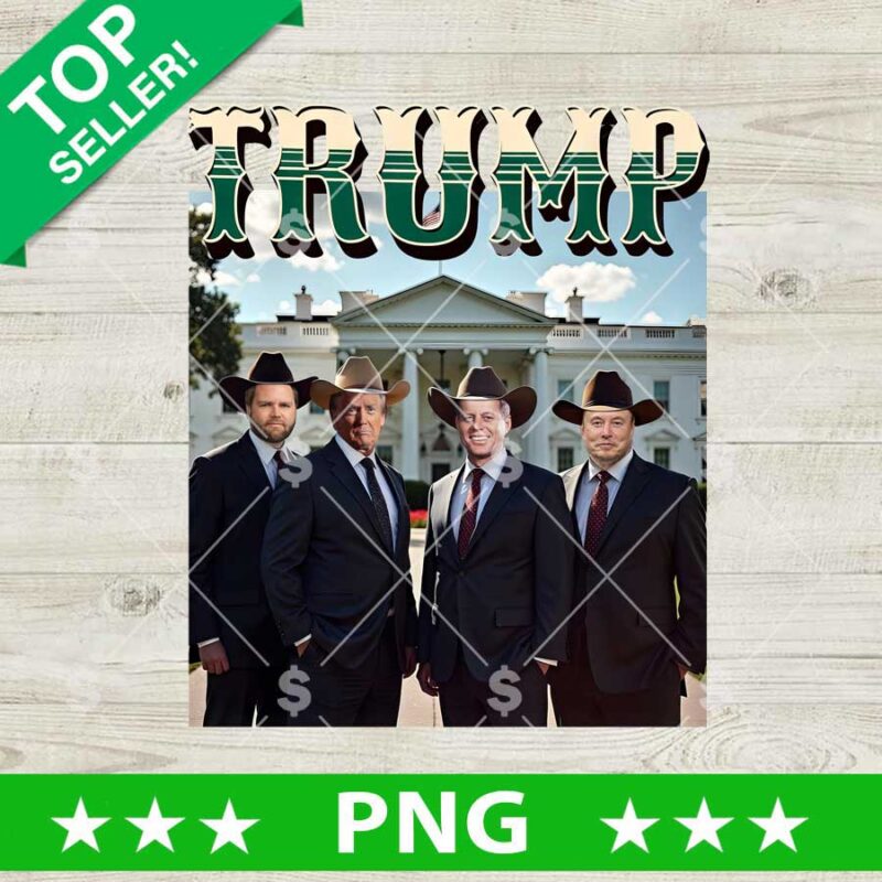 Trump Elon Musk Thug Life Cowboy PNG, Trump President 2024 PNG, Trump ...