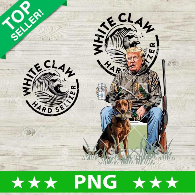 Trump Hunting Drink White Claw PNG, Trump Hunting PNG, Trump Drink ...