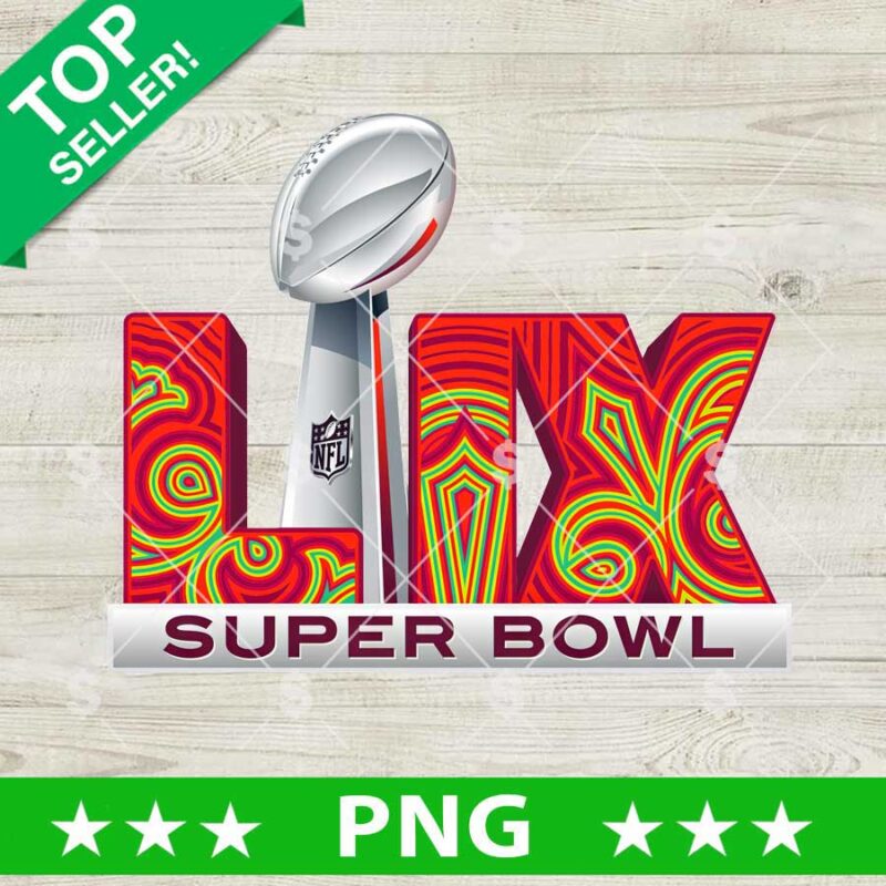 Super Bowl LIX Logo PNG, Super Bowl 2025 Logo PNG, Super Bowl Logo Red ...