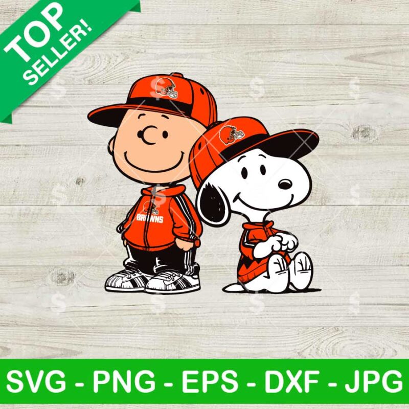 Cleveland Browns Charlie Brown Snoopy NFL SVG, Snoopy NFL SVG, Peanuts ...