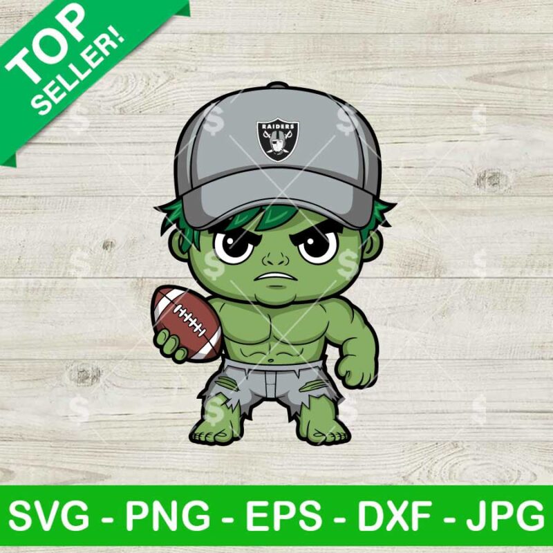 Las Vegas Raiders Hulk NFL Football SVG, Hulk Football Team SVG ...