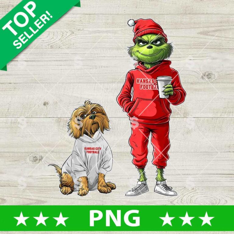 Kansas City Chiefs Grinch and Dog PNG, Kansas City Chiefs Football PNG ...