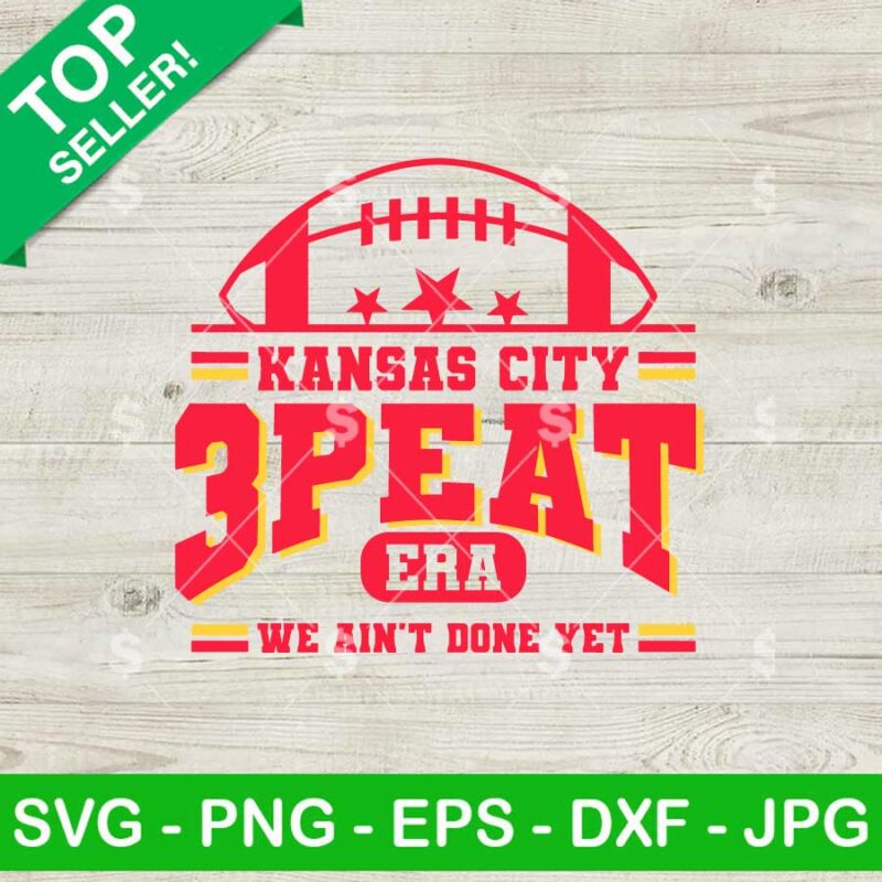 KC Chiefs Three Peat Era SVG, Super Bowl Champions Kansas City Chiefs ...