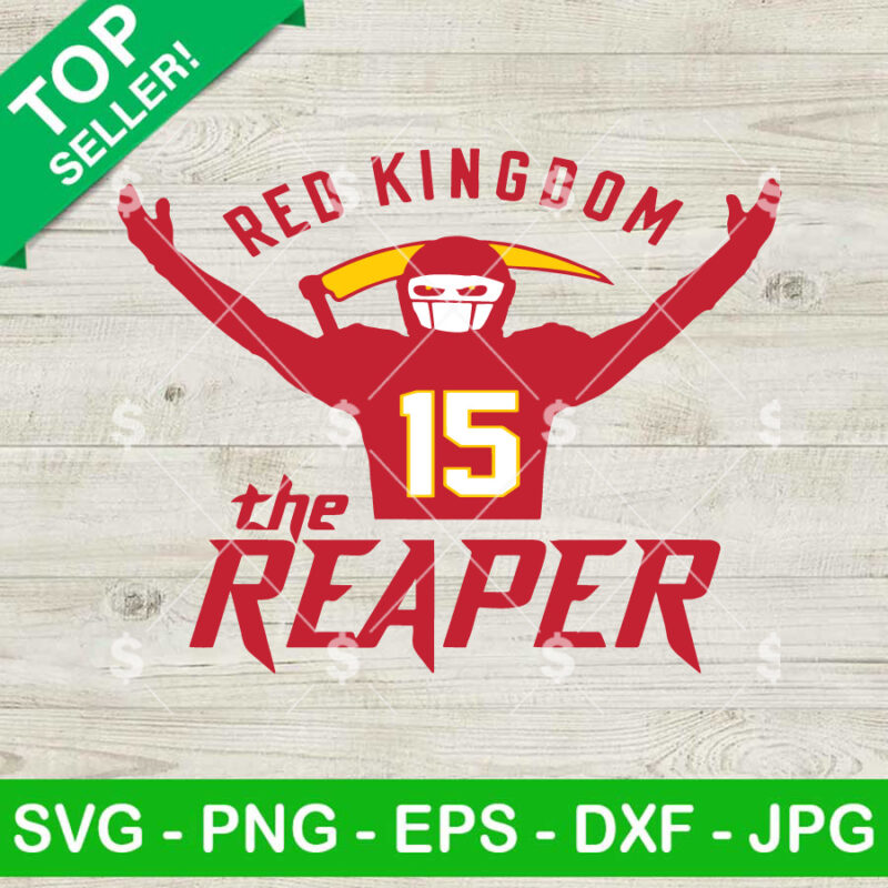 Red Kingdom The Reaper SVG, Kc Chiefs Red Kingdom NFL SVG, Kansas City ...