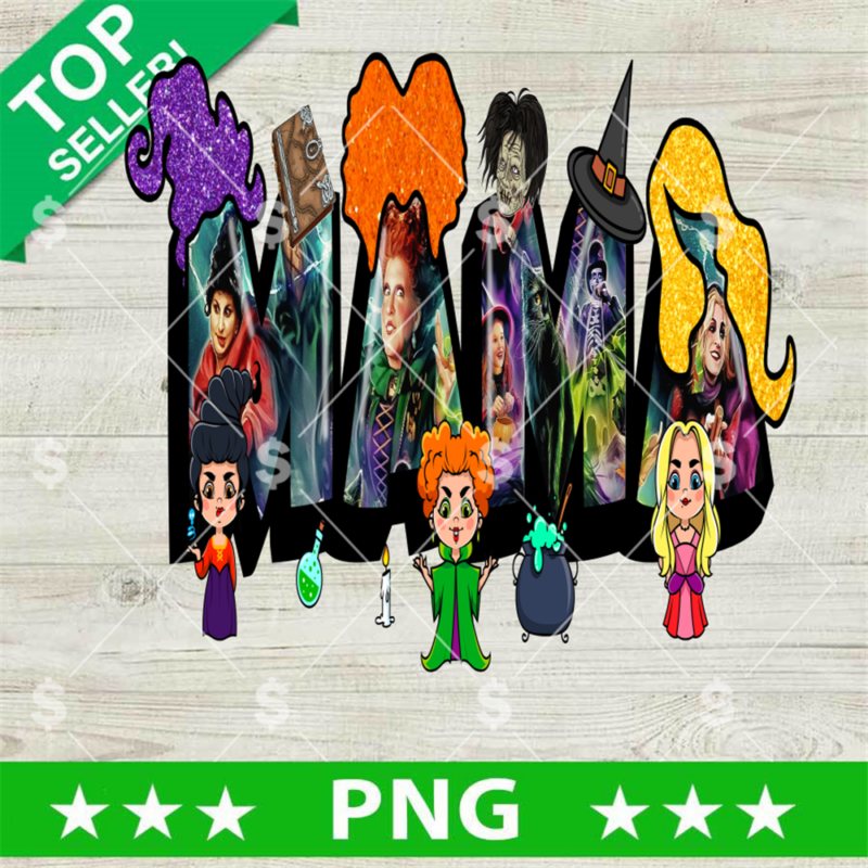 Hocus Pocus Mama PNG, Horror Mama PNG, Halloween Hocus Pocus ...