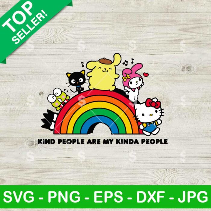 Pride Rainbow Hello Kitty SVG, Sanrio Pride Rainbow SVG, Kitty Cat LGBT ...