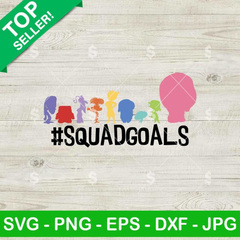 Squad Goals Inside Out 2 SVG, Inside Out Characters SVG, Inside Out 2 SVG