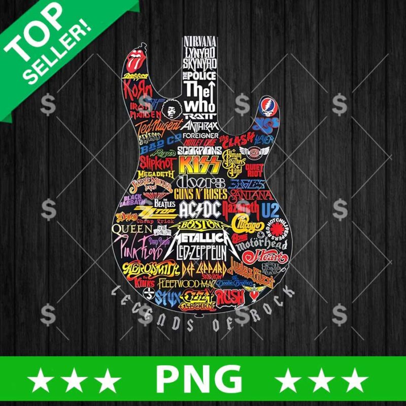 Legends Of Rock PNG, Rock And Roll Music Band Logo PNG, Rock and Roll ...