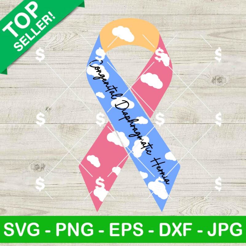 CDH Awareness Ribbon SVG, CDH Awareness SVG, Congenital Diaphragmatic ...