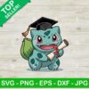 Bulbasaur Graduate Svg, Bulbasaur Graduation Svg, Pokemon Character ...