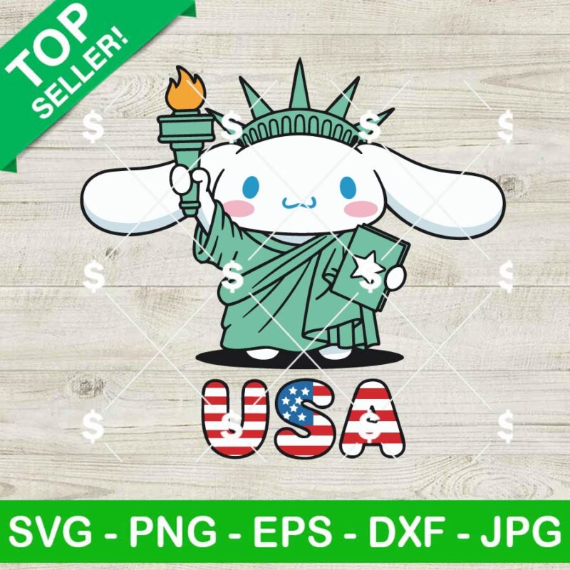 Cinnamoroll Statue Of Liberty Svg, Patriotic Hello Kitty Svg ...