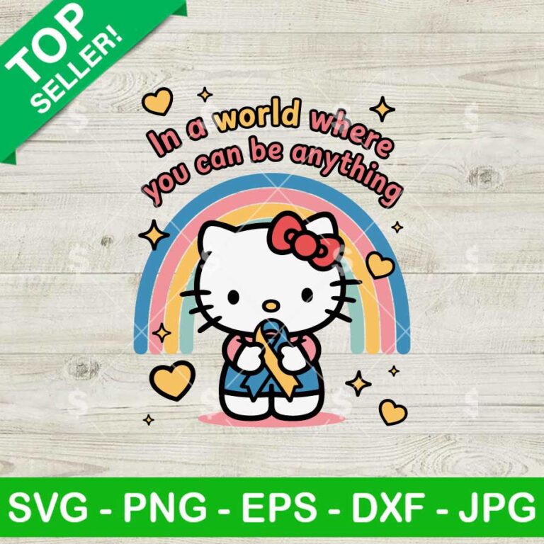 Hello Kitty Down Syndrome Awareness Svg, Hello Kitty Down Syndrome ...