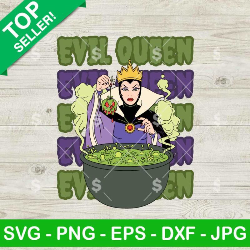 Evil Queen Disney Villains SVG, Evil Queen SVG, Evil Queen Poison ...