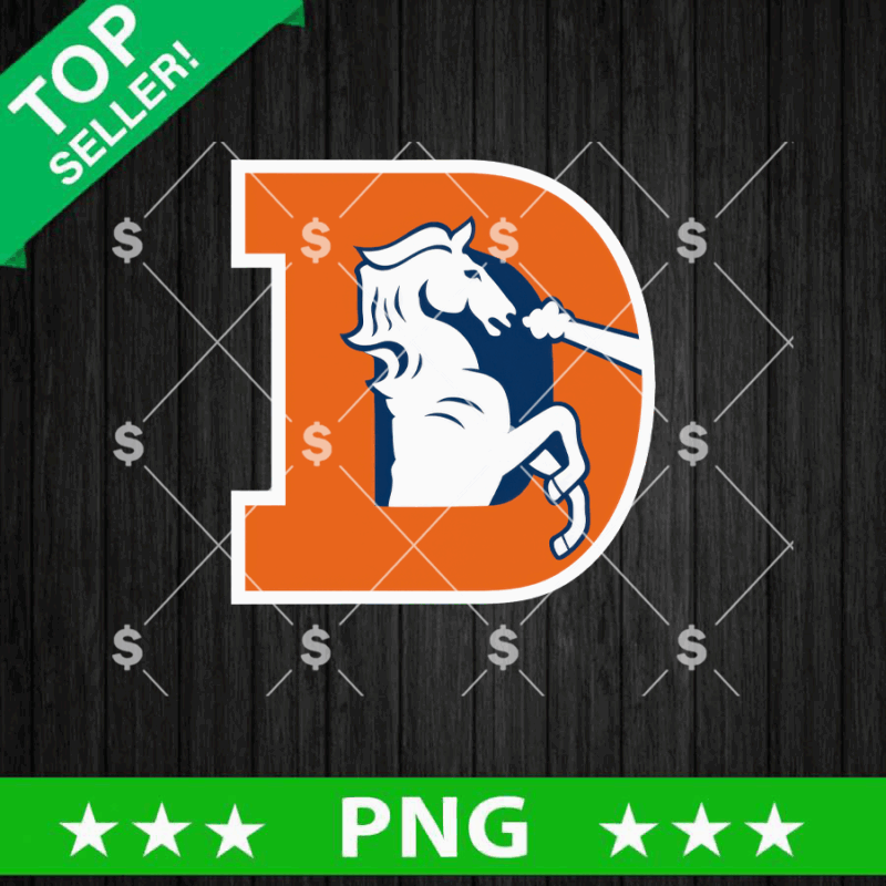 Denver Broncos Retro Logo PNG, Denver Broncos PNG Sublimation, Denver ...