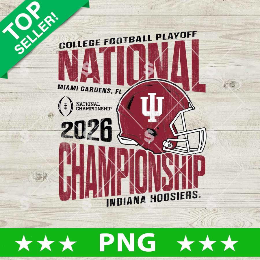 College Footyball Playoff National 2026 PNG, Indiana Hoosiers Football ...